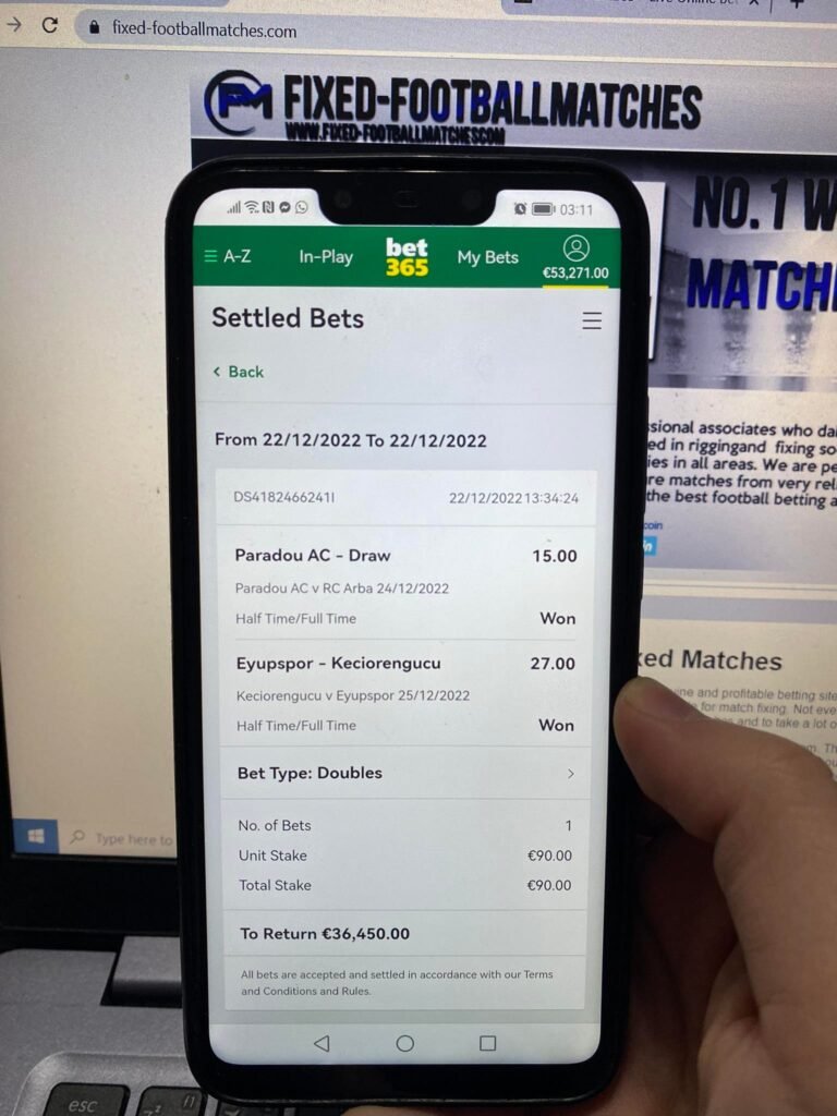 Manipulated, Real Source Soccer Fixed matches & Betting sites ...