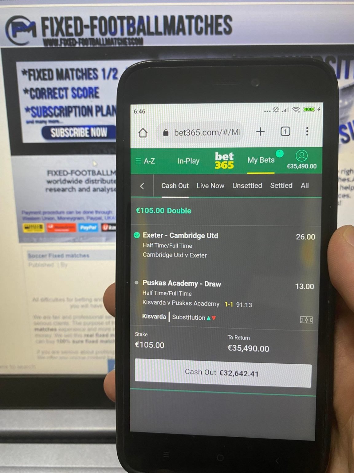 Manipulated, Real Source Soccer Fixed matches & Betting sites ...