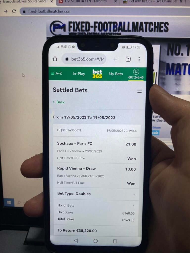 Manipulated, Real Source Soccer Fixed matches & Betting sites ...