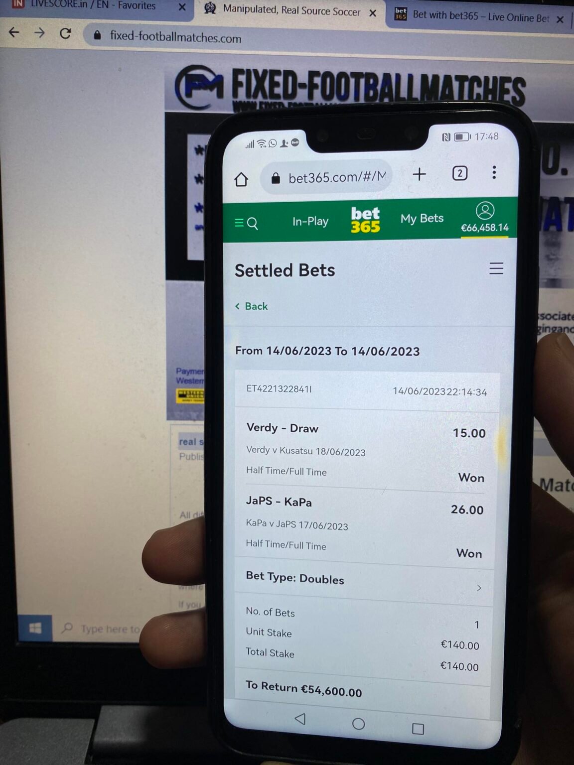 Manipulated, Real Source Soccer Fixed matches & Betting sites ...