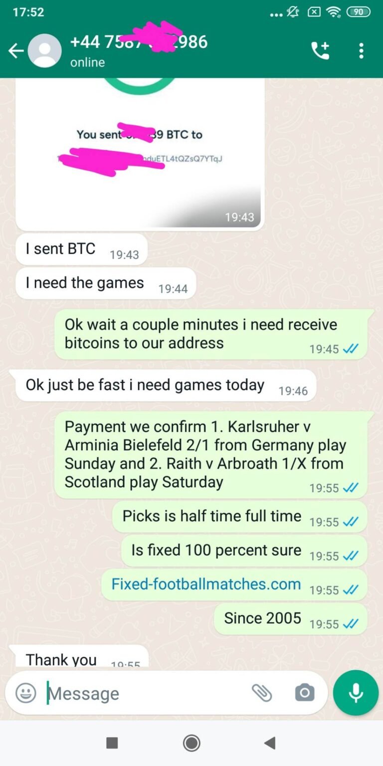 Manipulated, Real Source Soccer Fixed matches & Betting sites ...