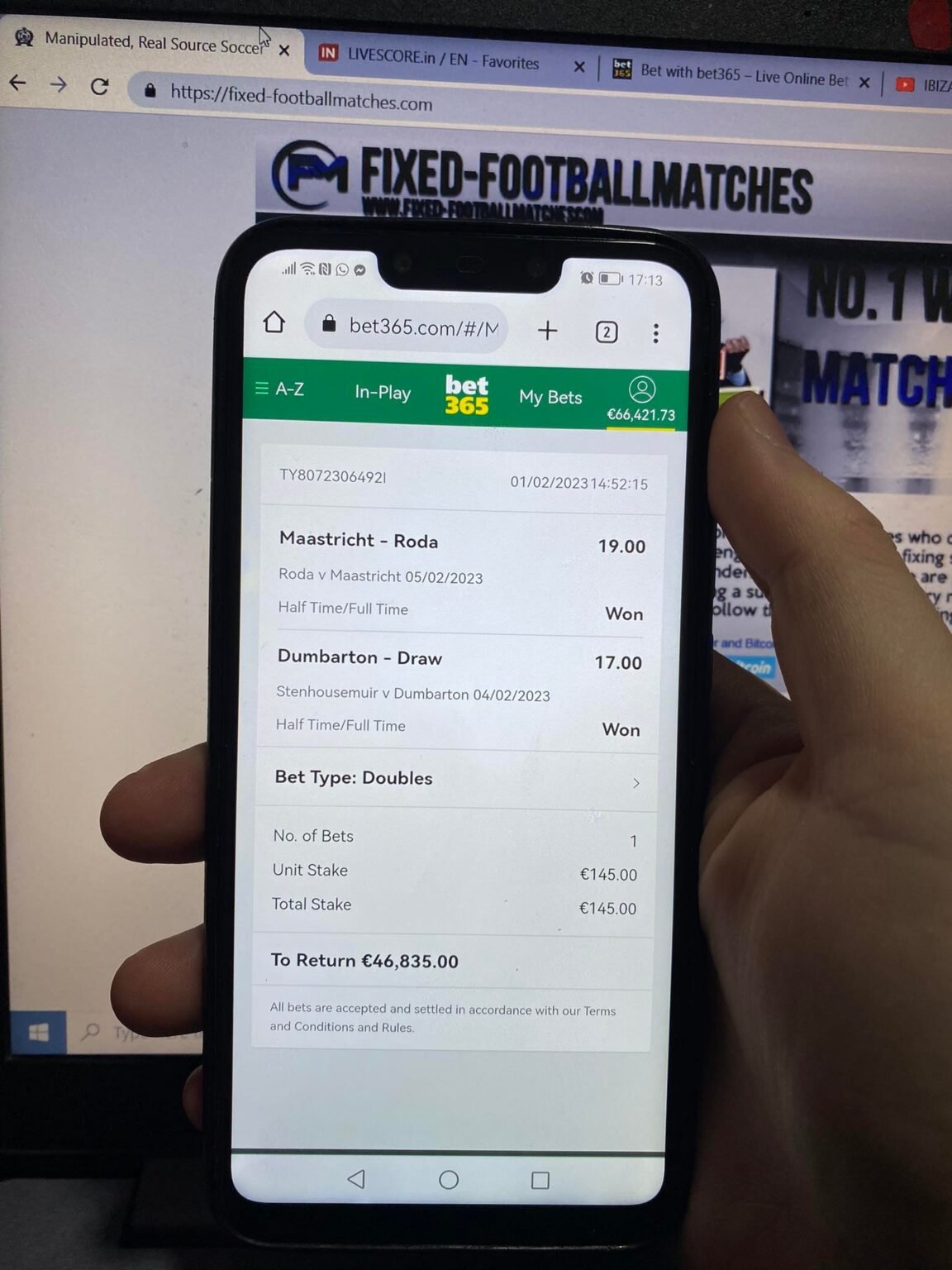 Manipulated, Real Source Soccer Fixed matches & Betting sites ...