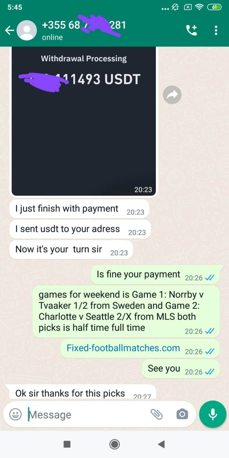 Manipulated, Real Source Soccer Fixed matches & Betting sites ...