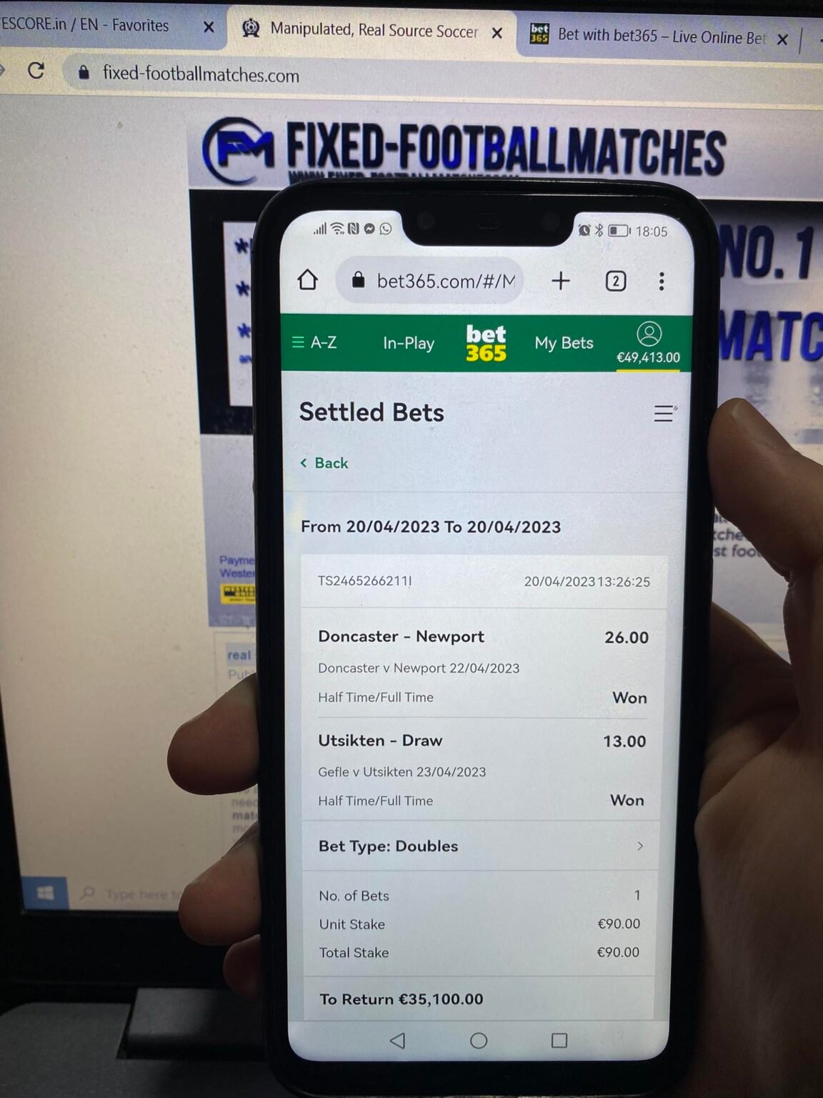 Manipulated, Real Source Soccer Fixed matches & Betting sites ...