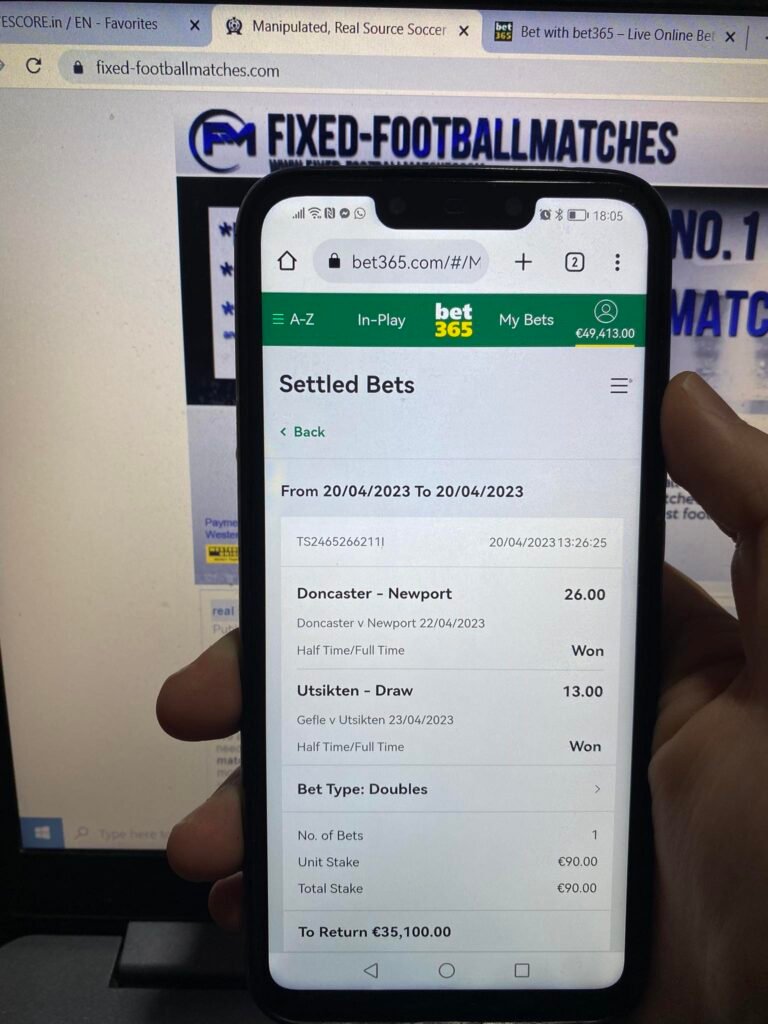 Manipulated, Real Source Soccer Fixed matches & Betting sites ...