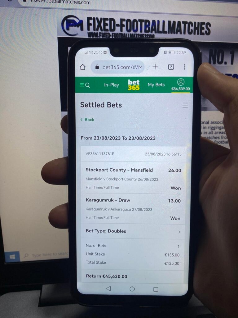 Manipulated, Real Source Soccer Fixed matches & Betting sites ...