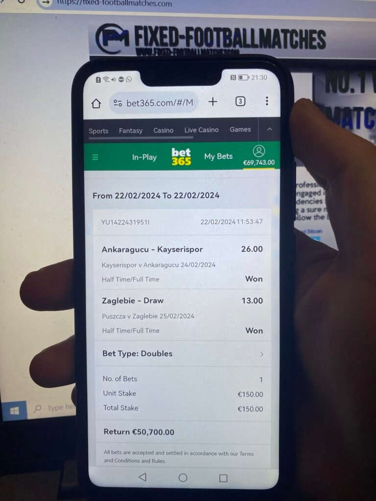 Successful fixed matches 100% Sure - Fixed Football MatchesManipulated ...